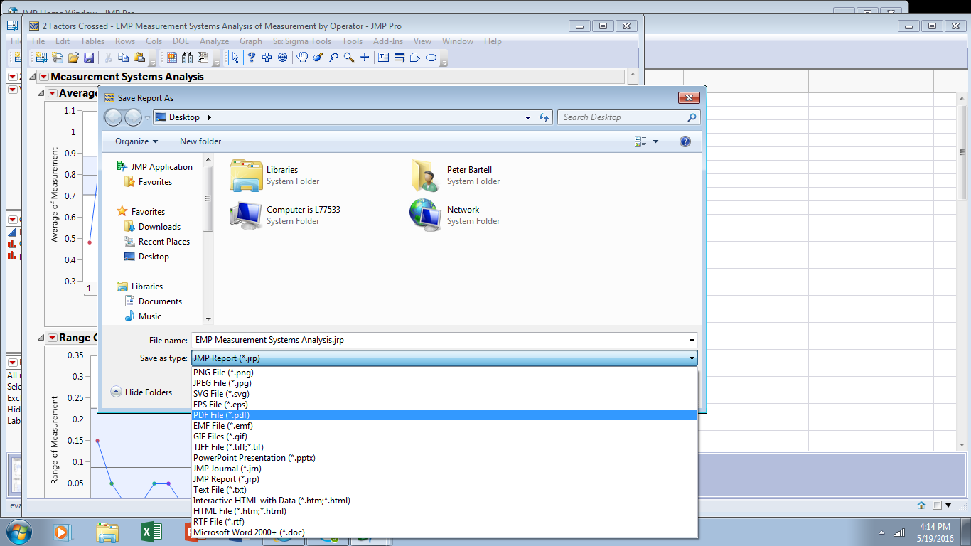 Solved: How to save your charts,tables and other analysis in pdf and ...