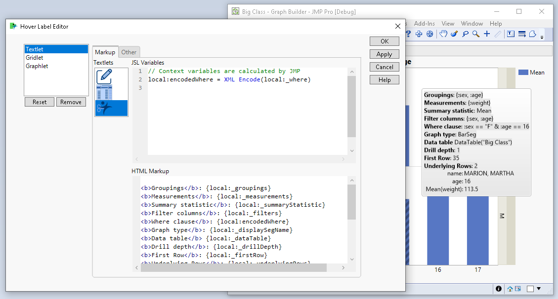 Hover labels: Understanding the extensions framework