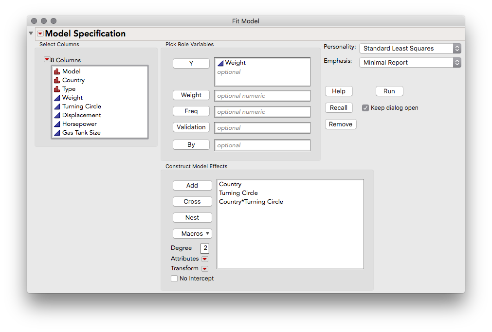 Solved Comparison Of Slopes Jmp User Community