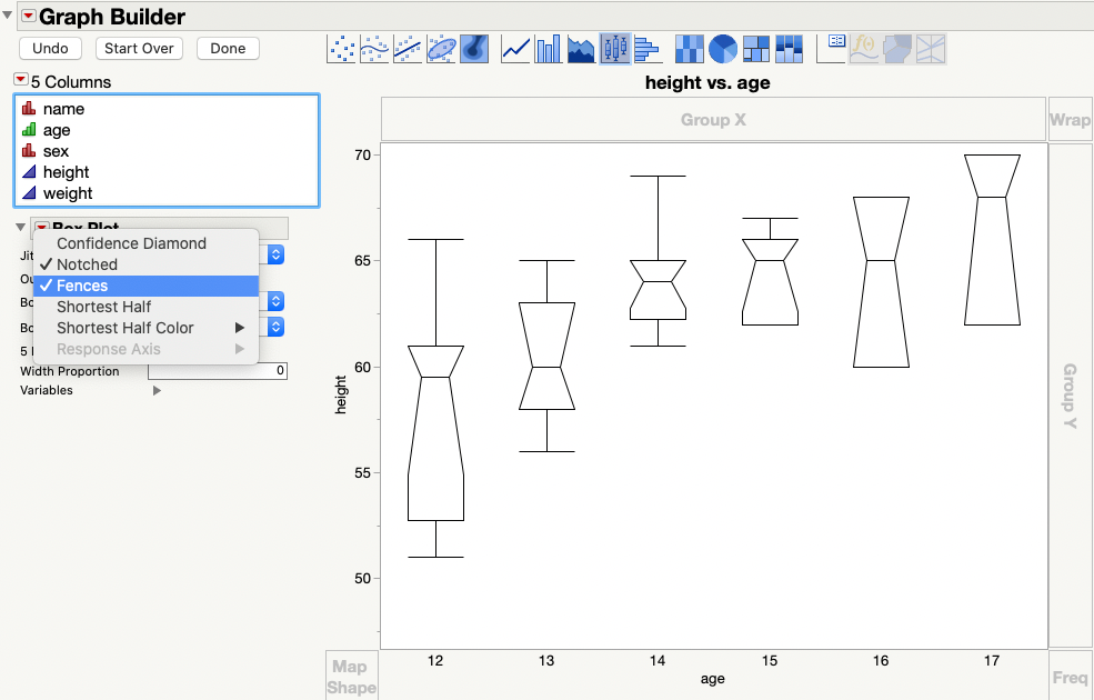 Notched Box Plots - JMP User Community