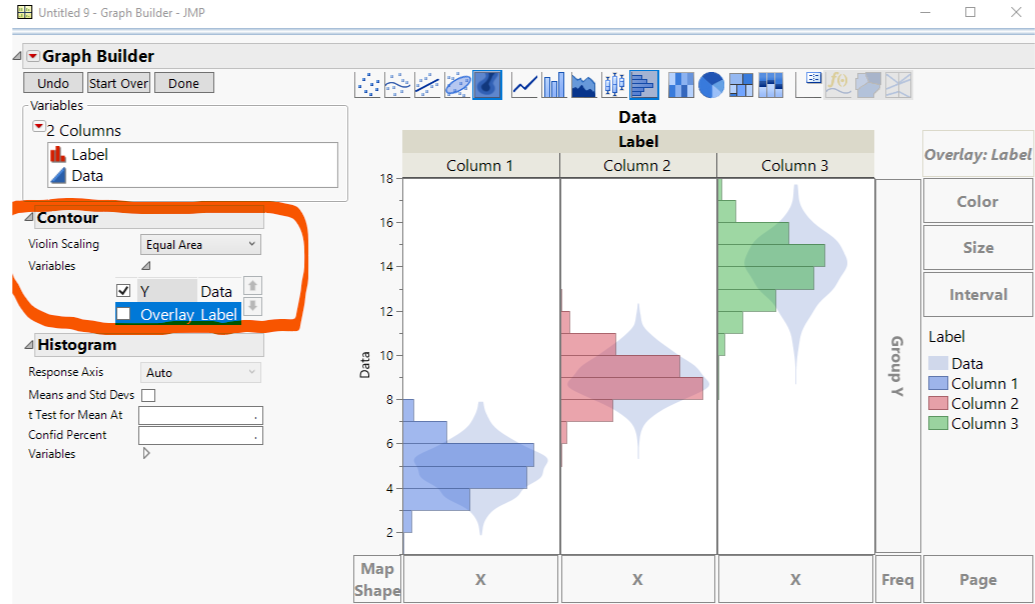 Solved Graph Builder Histogram Contour Misalignment Jmp User Community