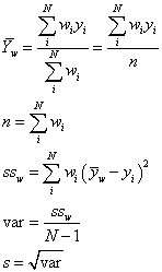 Solved: Weighted Standard Deviation - JMP User Community
