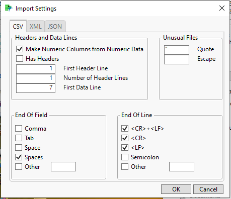 Solved: How to save text file open setting into script - JMP User Community