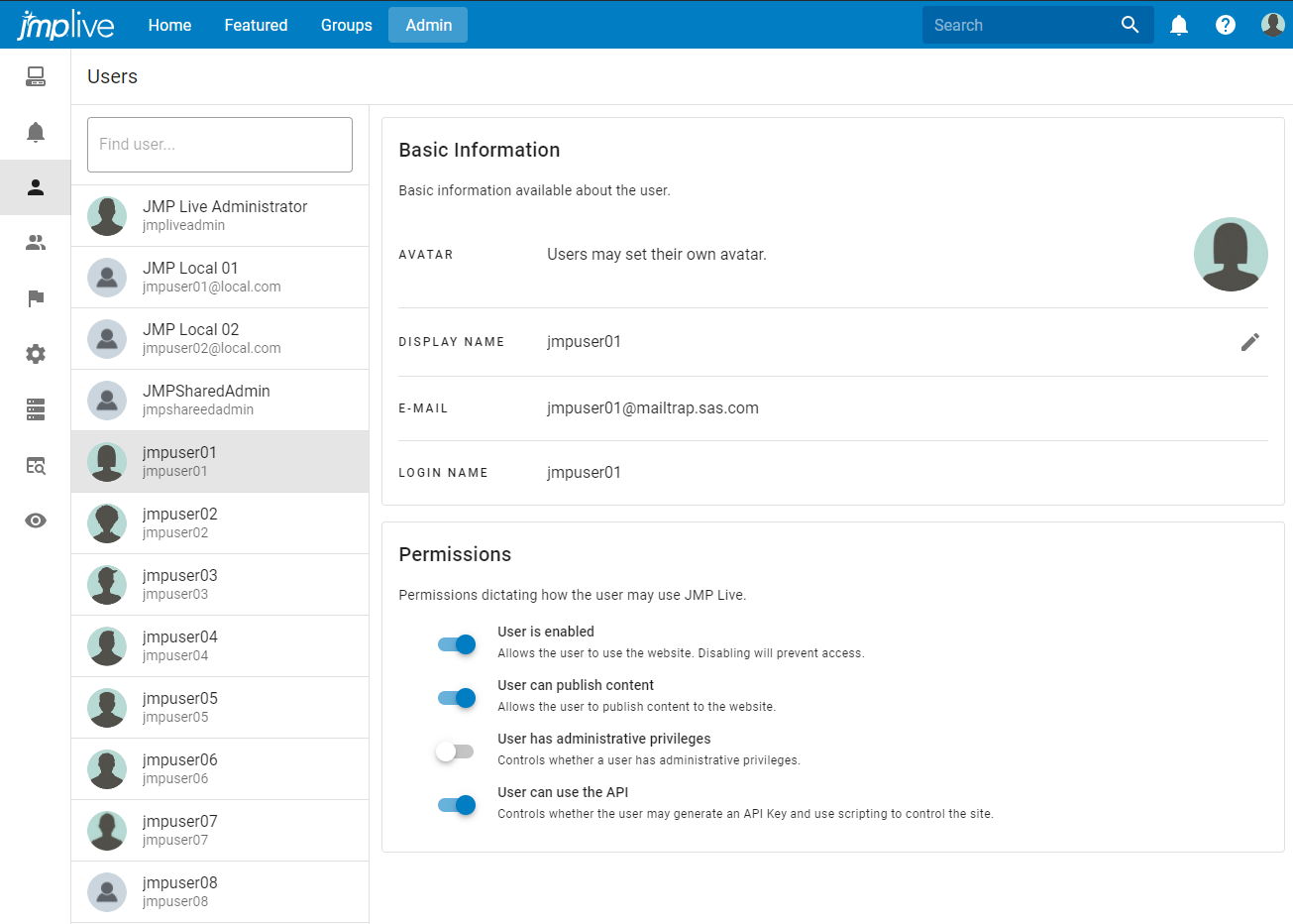 What's new in JMP Live 16.1 - JMP User Community