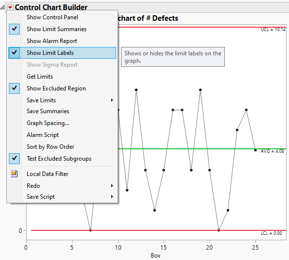 JMP 16 new features in Control Chart Builder – part 1