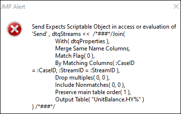 Solved: Script - Work with Data Table from OBBC query - JMP User Community