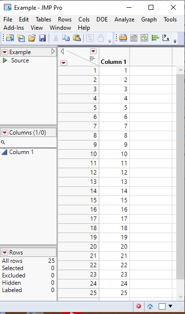 Solved Add Rows Question Jmp User Community