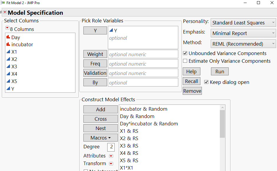 Solved How To Account For Two Fixed Size Random Noise Factors In One