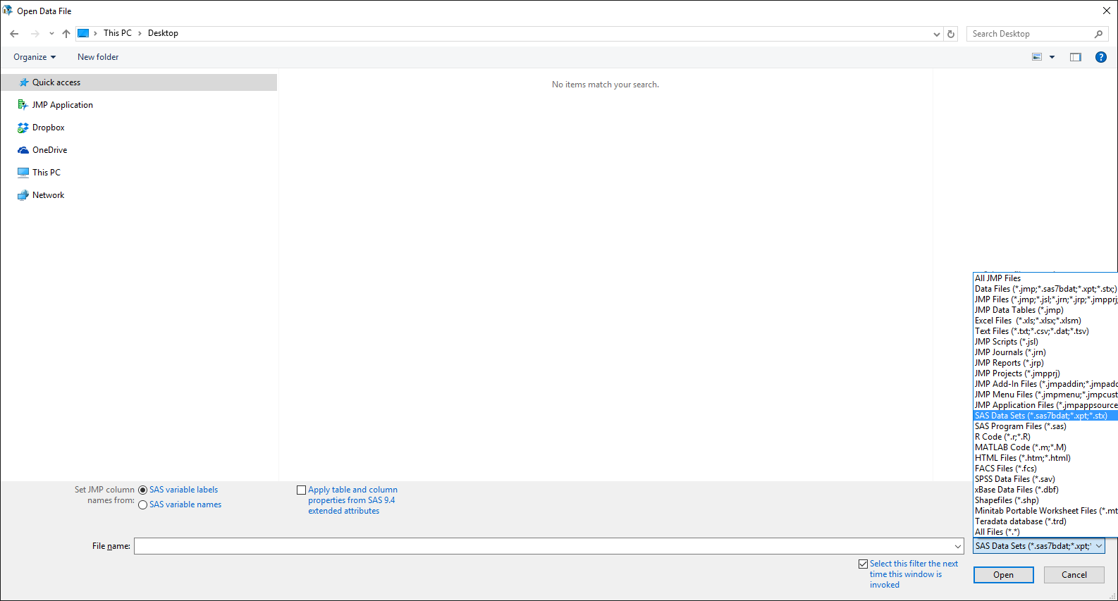 Solved How Can I Open Or Access Sas Format Files Of Type Sas7bcat As A Jmp User Jmp User