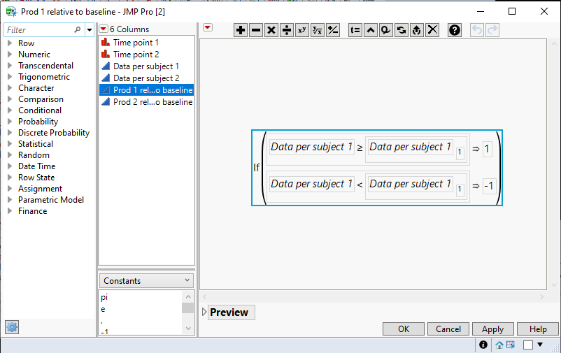 Solved How Do I Create A Formula Jmp User Community
