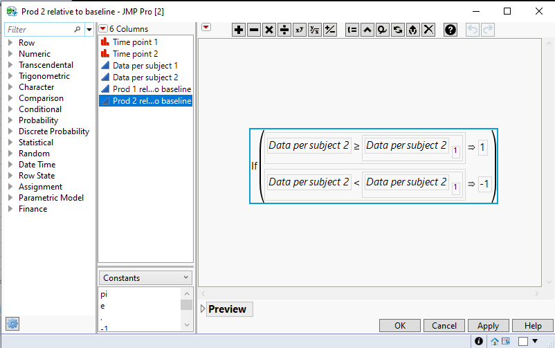 Solved How Do I Create A Formula Jmp User Community