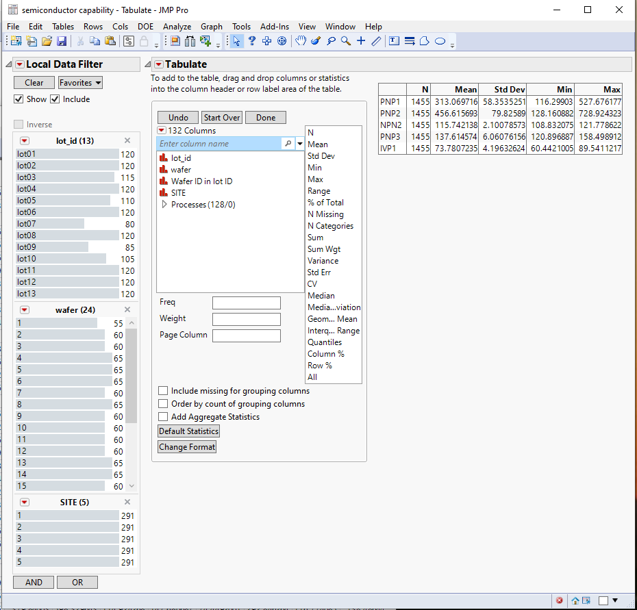 Dynamic Calculator Add in to Calculate Statistics As i Select and ...