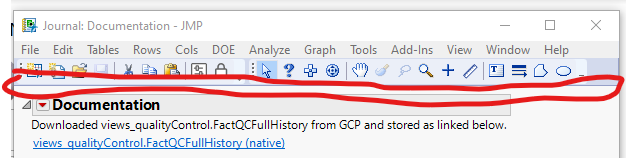 Solved: Blinking horizontal bar in JMP journals - JMP User Community