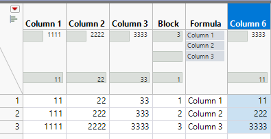 Solved: Column by index - JMP User Community