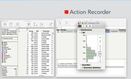 Action Recorder and Enhanced Log - New in JMP 16 - JMP User Community