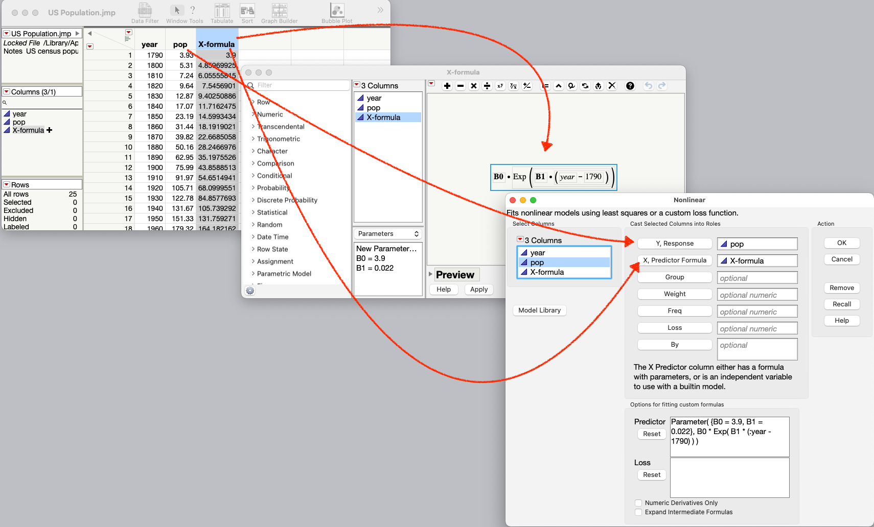Solved: How to write your own non-linear model - JMP User Community