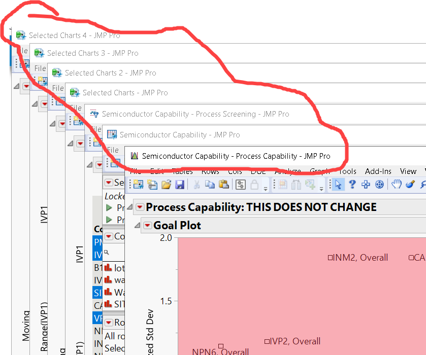 Process screening and JMP Live automation