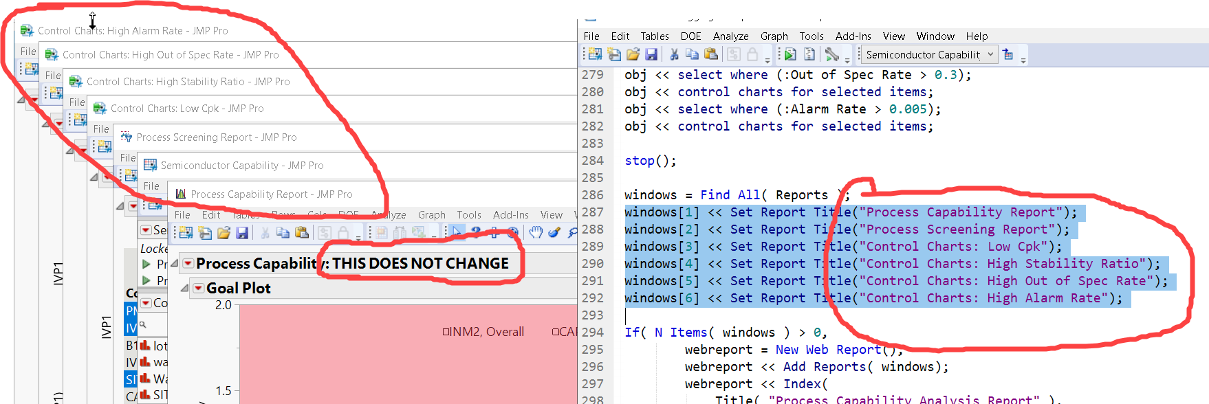 Process screening and JMP Live automation