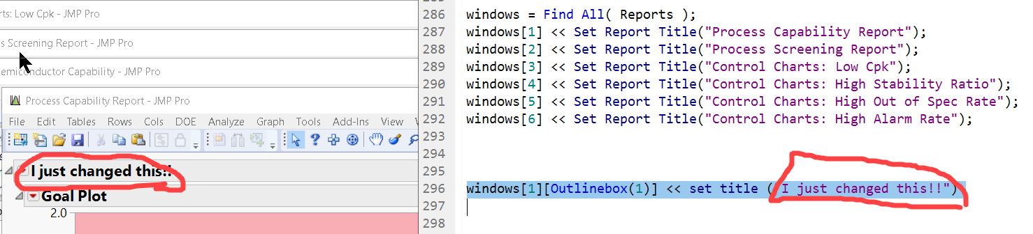 Process screening and JMP Live automation