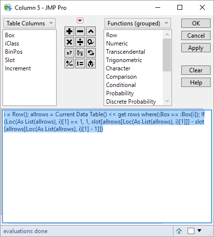 Solved: How to use Dif/Lag function by Column group - JMP User Community