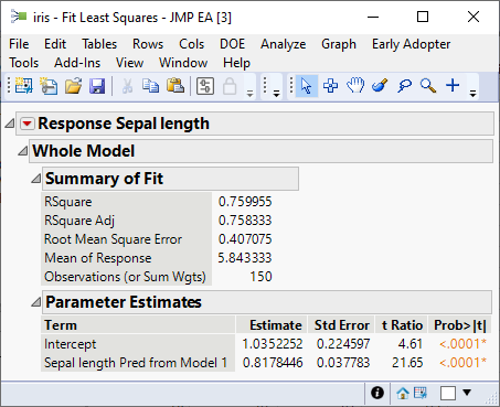 Is JMP miscalculating my RMSE - JMP User Community