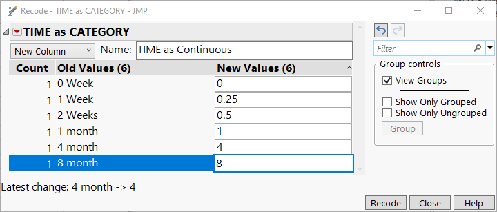 Solved: change size axis increments based on time - JMP User Community