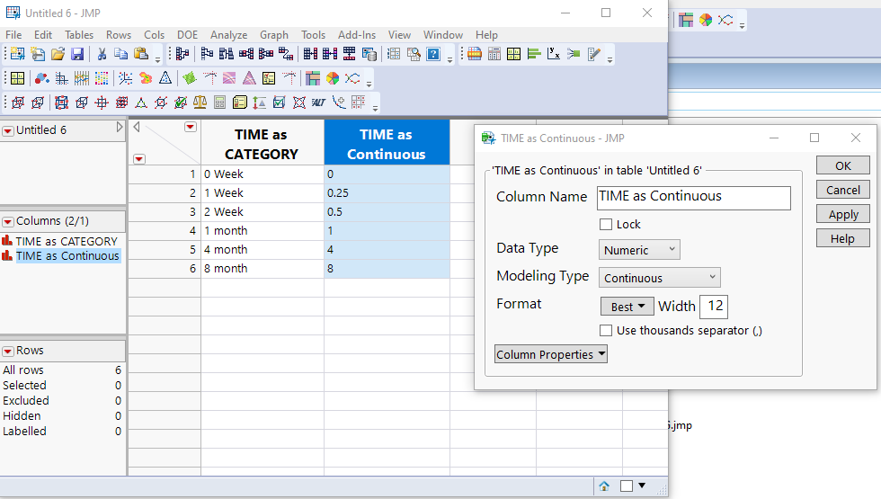 Solved: change size axis increments based on time - JMP User Community