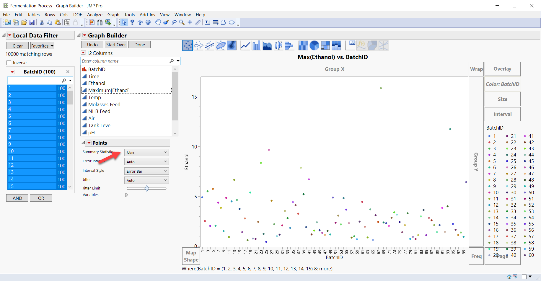 Solved: Direct visualization of summary table results - JMP User Community