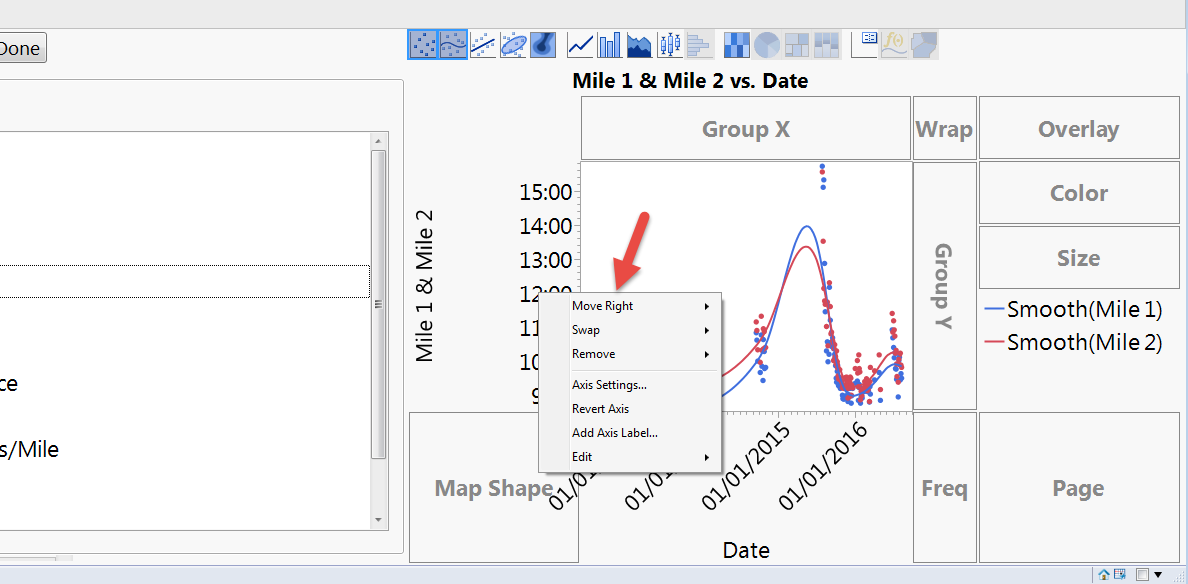 Solved Where Is Move Right In The Graph Builder Jmp User Community