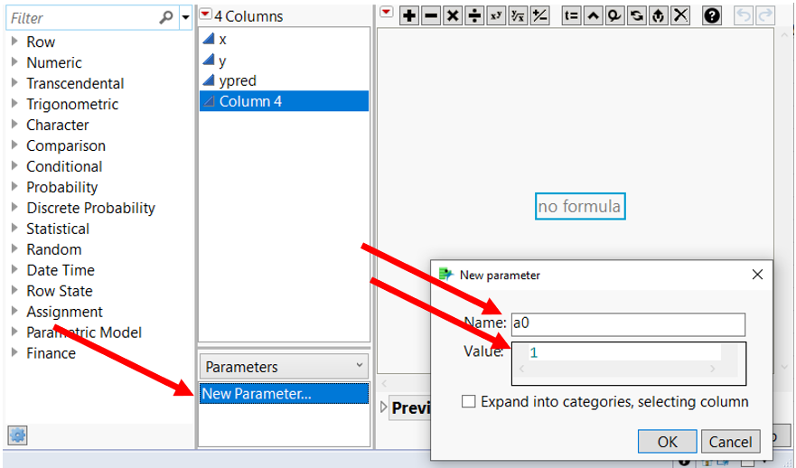 Piecewise Nonlinear Solutions Part 3: Using JMP's Formula Editor to ...