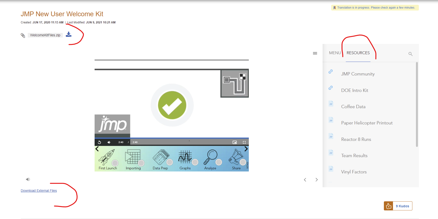 Solved: RE: JMP Elearning Updates - JMP User Community