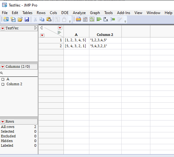 Solved: How to create expression columns? - JMP User Community