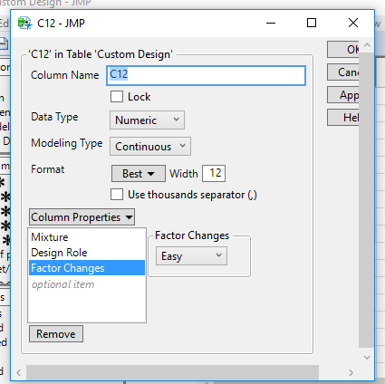 Solved: formulations and their effects - JMP User Community