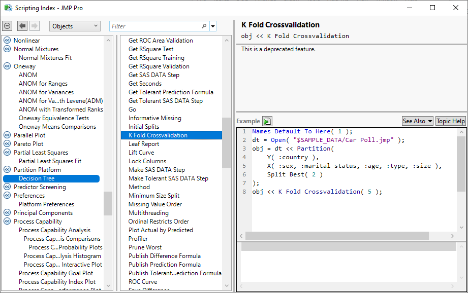 Solved: k fold crossvalidation in the partition platform - JMP User Community
