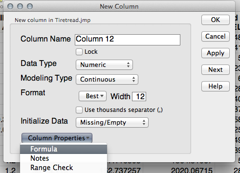 Solved: Formulas in JMP - JMP User Community