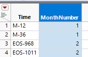 Solved: How do I transform a time data column (nominal) into continuous data in one unit ...