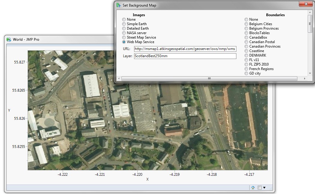 I am having trouble getting any reliable background map to appear ...
