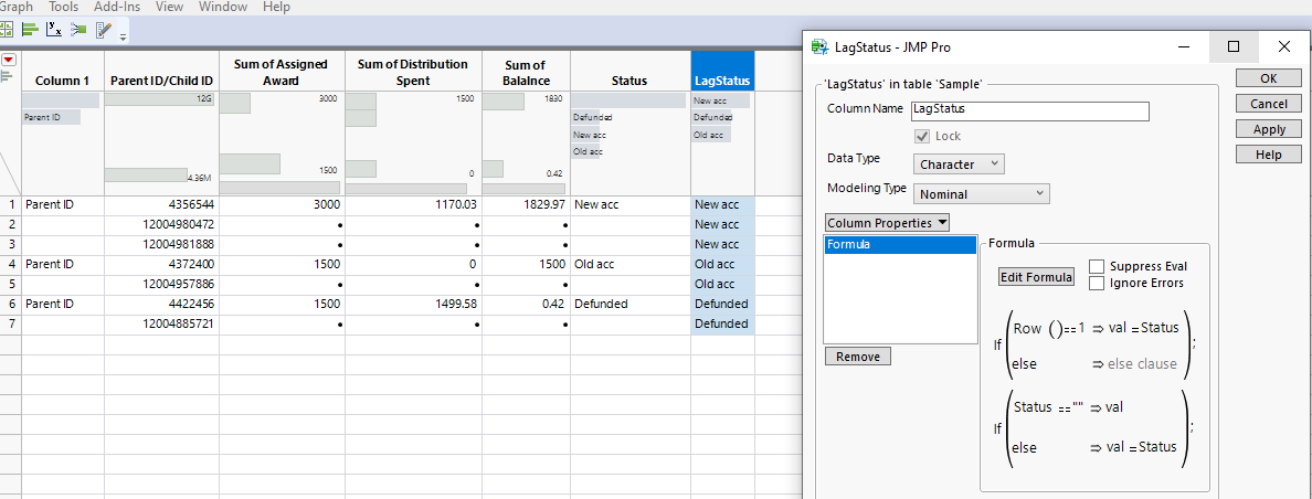 Solved Support Needed How To Fill Variable Number Of Cells In A Data Table Jmp User Community