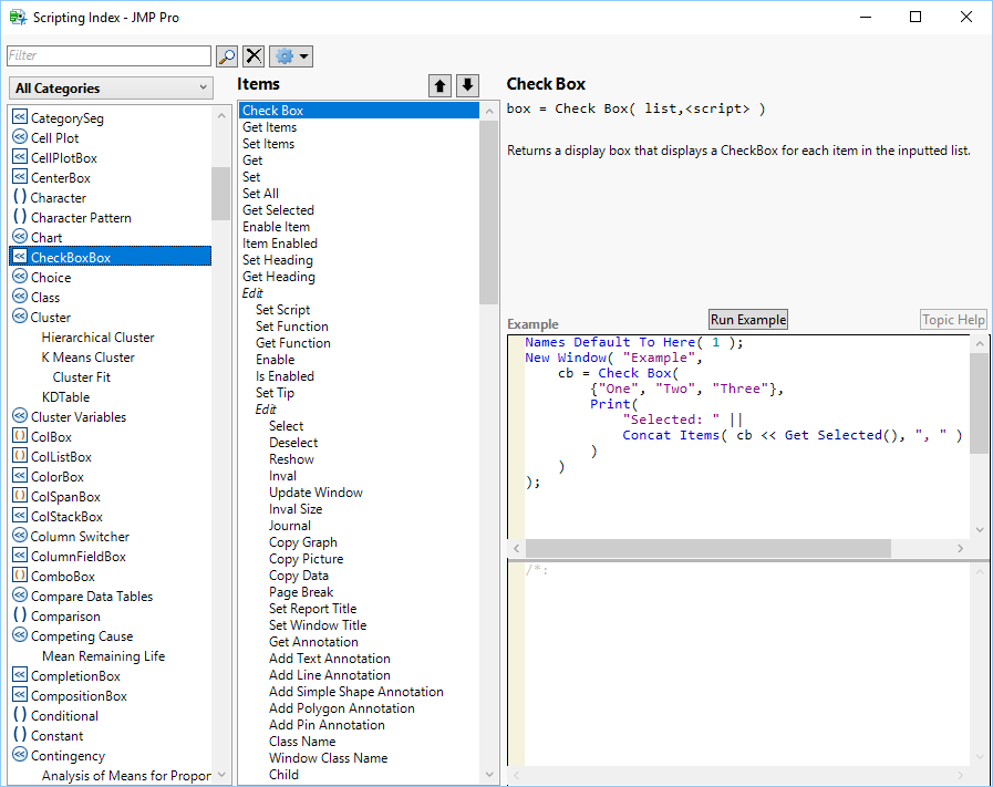Solved: How to work with checkboxes? - JMP User Community