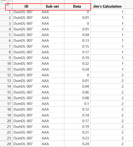 Solved: How to recall a aggregated value (mean/Max etc) based on a grouped column in For ...