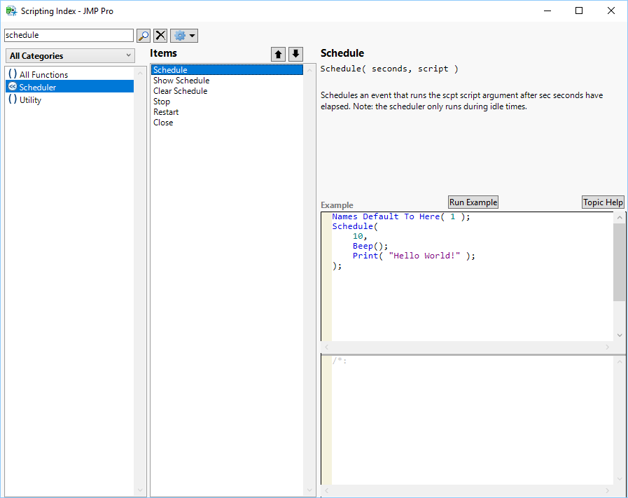 How to Autorun the JMP Script every 1 hour. - JMP User Community