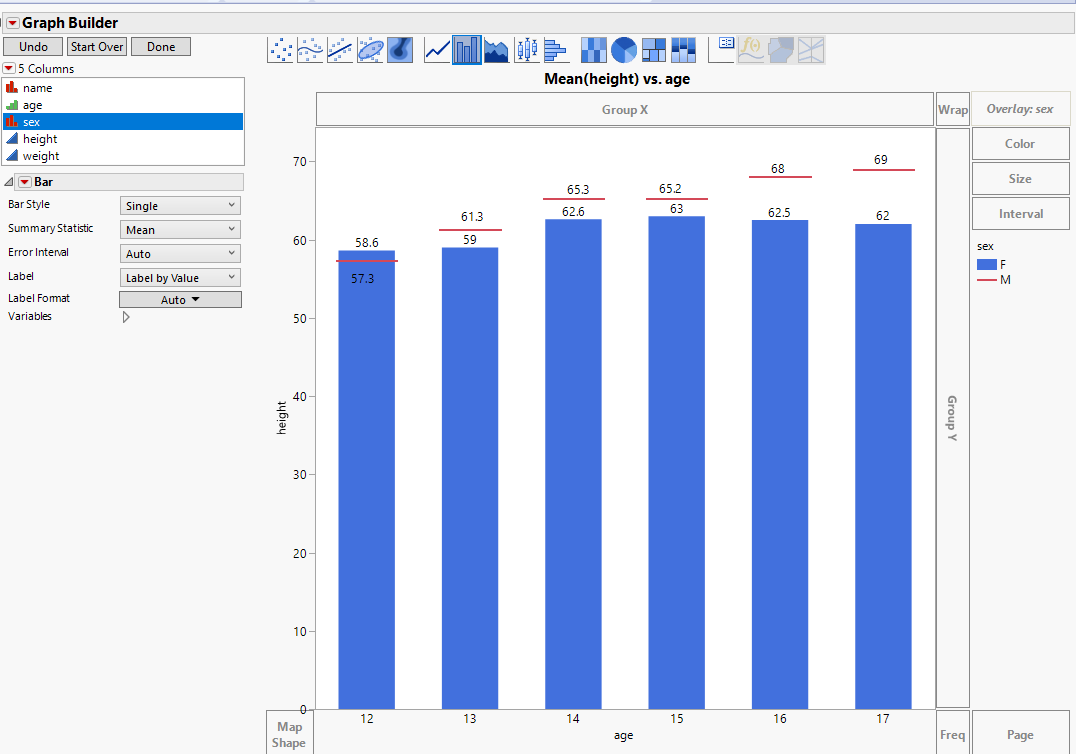 How to label by value nested bar charts - JMP User Community