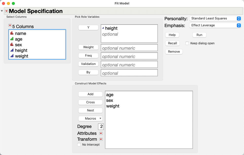 Fit Line Automatically To Data Table Jmp User Community