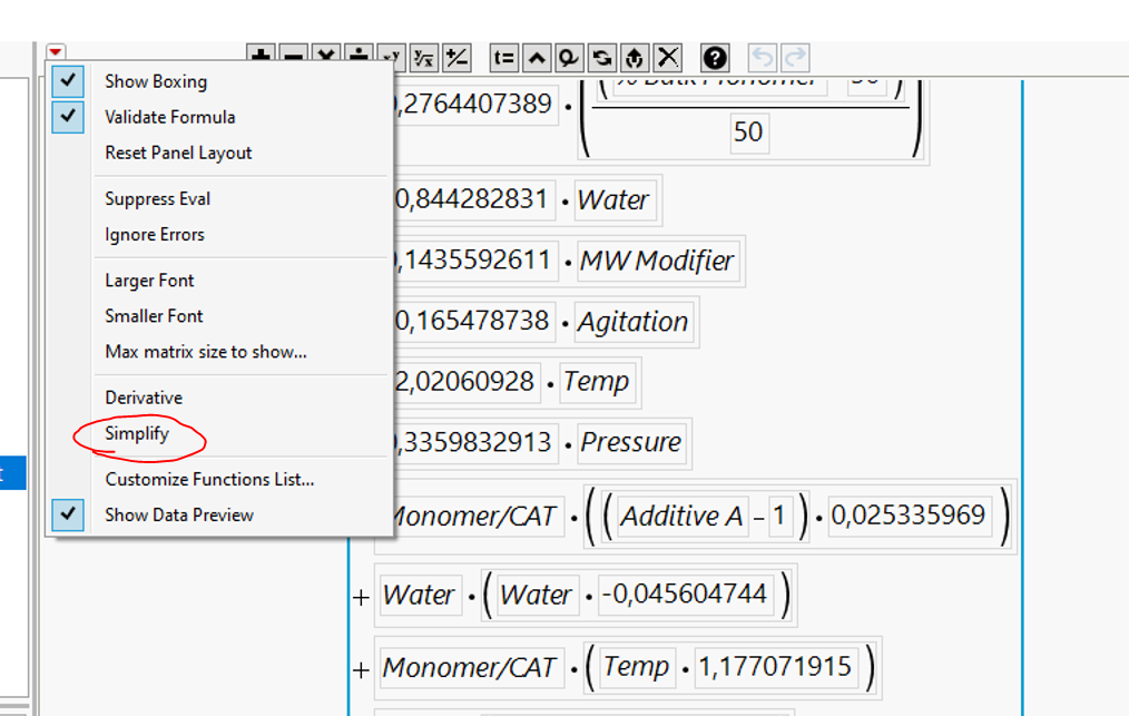 Solved Regarding The Prediction Expression Jmp User Community