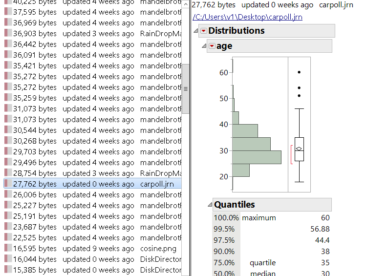 Directory Tree: Explore Space Used by Folders - JMP User Community