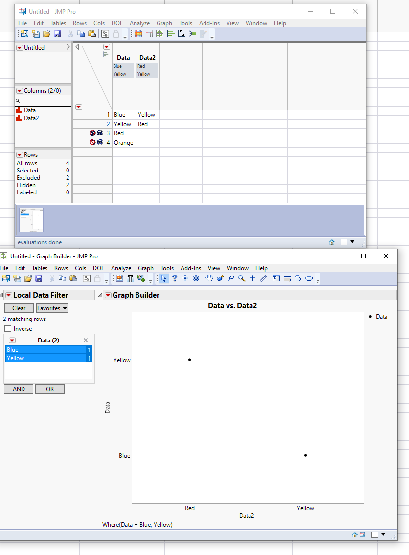 Data Filter Limit Selectable Items Without Excluding Rows Jmp User