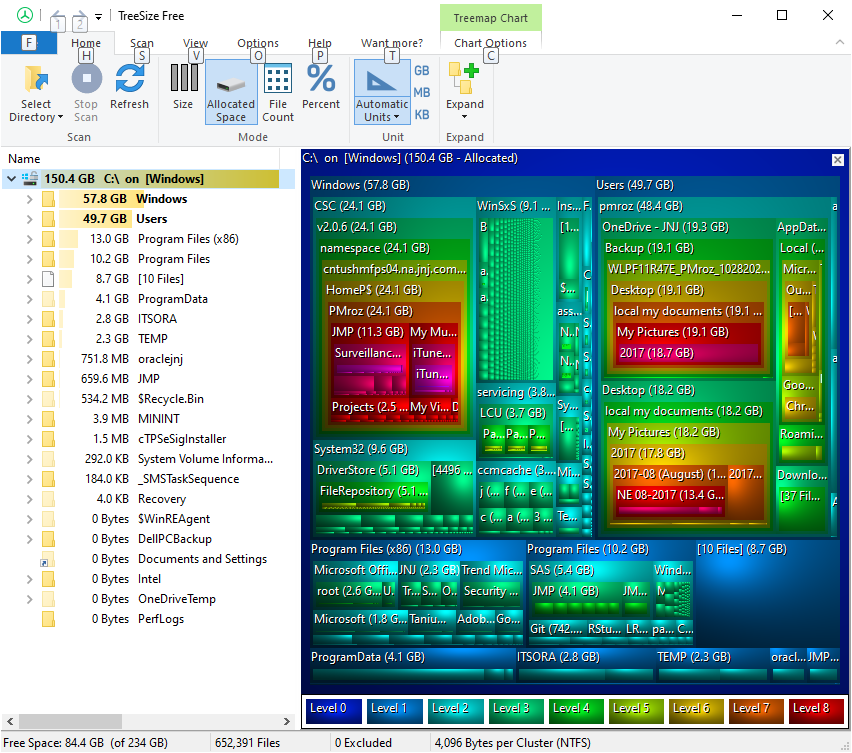Directory Tree Explore Space Used By Folders JMP User Community