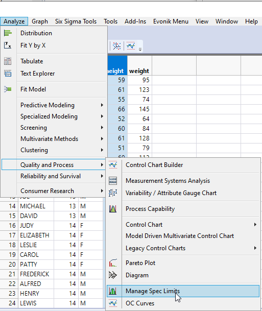 Solved: How do I add/make reference lines consistent within a control chart w/ Column Sw ...