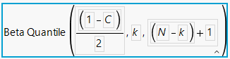Solved: clopper-pearson confidence interval for proportion - JMP User ...