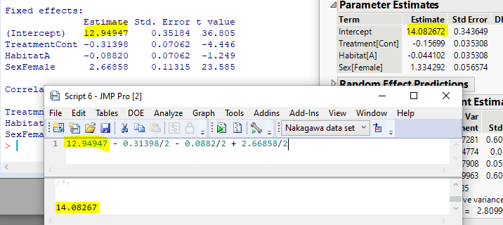 Generating Conditional And Marginal R Squared For Mixed Models Jmp User Community